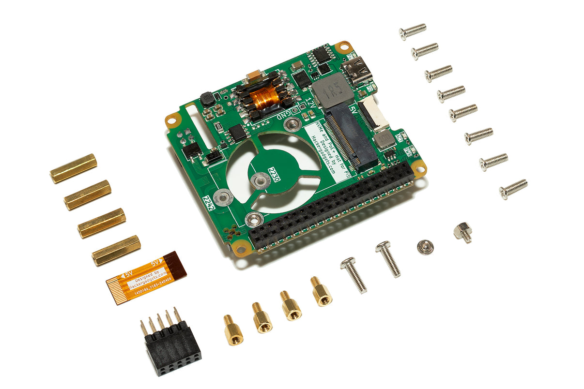 NVME and PoE+ Hat for Raspberry Pi 5 – Hacker Gadgets
