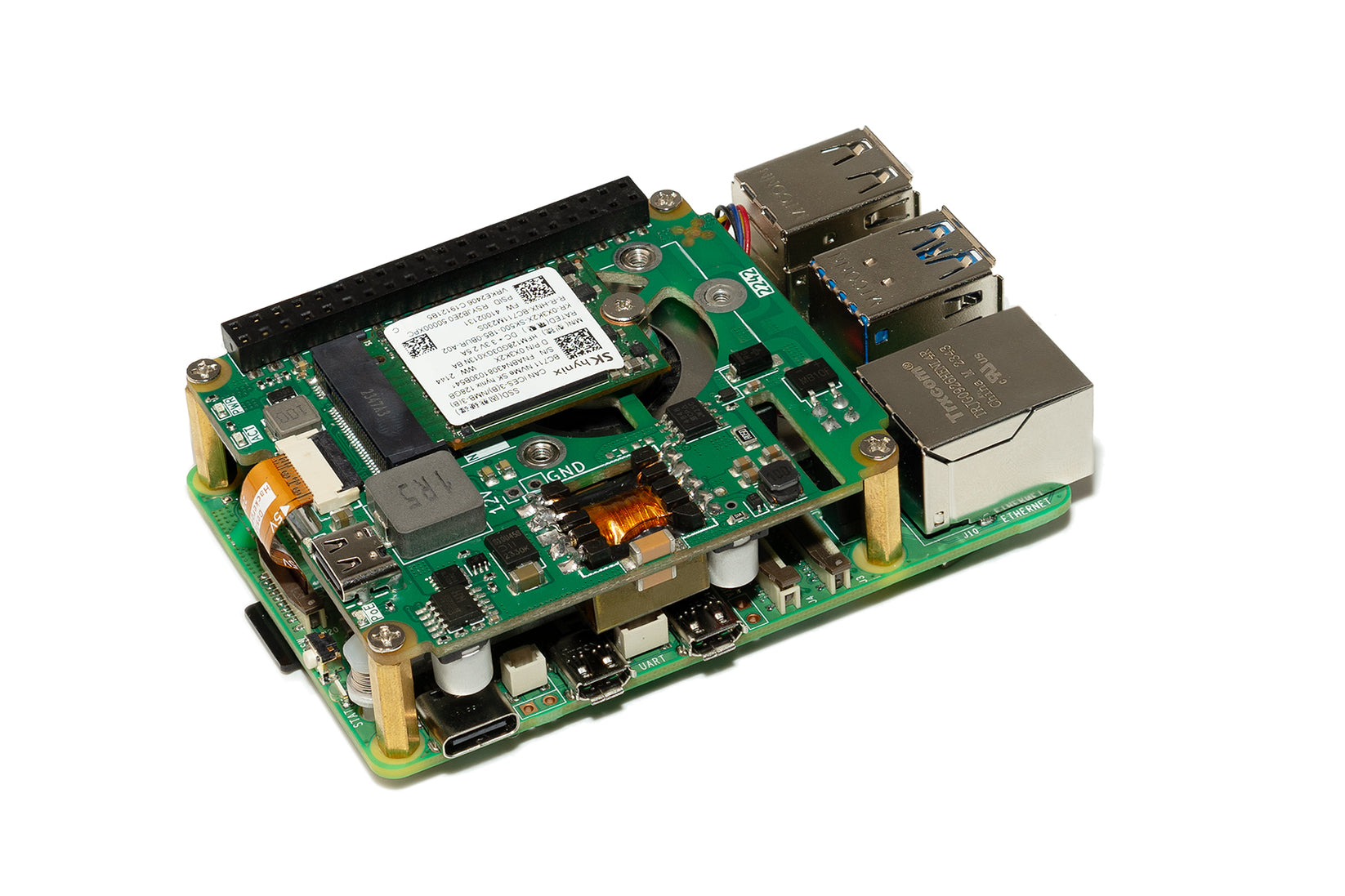 NVME and PoE+ Hat for Raspberry Pi 5 – Hacker Gadgets