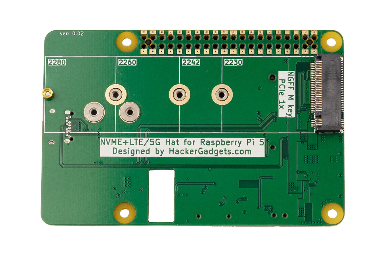 NVME+LTE/5G Hat for Raspberry Pi 5 – Hacker Gadgets