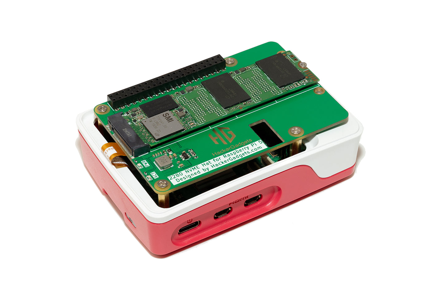 NVME Hat for Raspberry Pi 5 supports up to 2280 size SSD – Hacker Gadgets