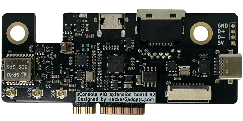【Pre-Order】uConsole AIO V2 (RTL-SDR/LoRa/GPS/RTC/USB Hub/USB 3.0/RJ45 ...